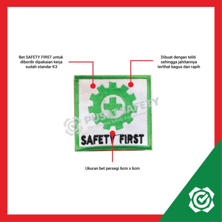Emblem Bet Logo K3 Bendera Safety First - Pusat Safety