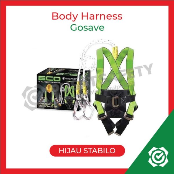 Full Body Harness Double Hook GoSave Eco Fit - Pusat Safety