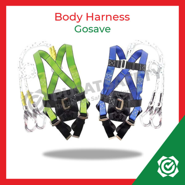 Full Body Harness Double Hook GoSave Eco Fit - Pusat Safety