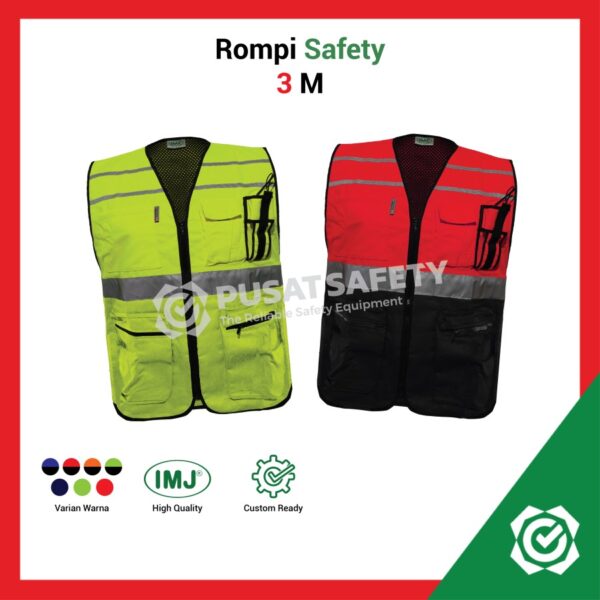 Rompi Safety IMJ Kombinasi Scotlight 3M - Pusat Safety